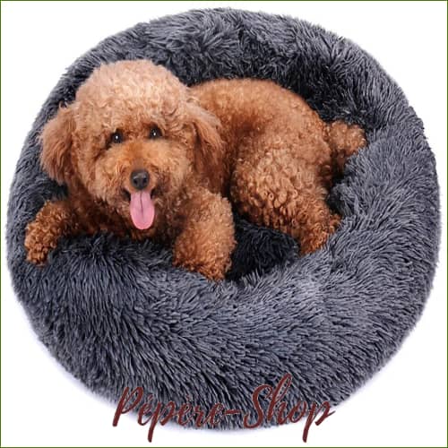 Coussin rond et confortable pour chien - déhoussable