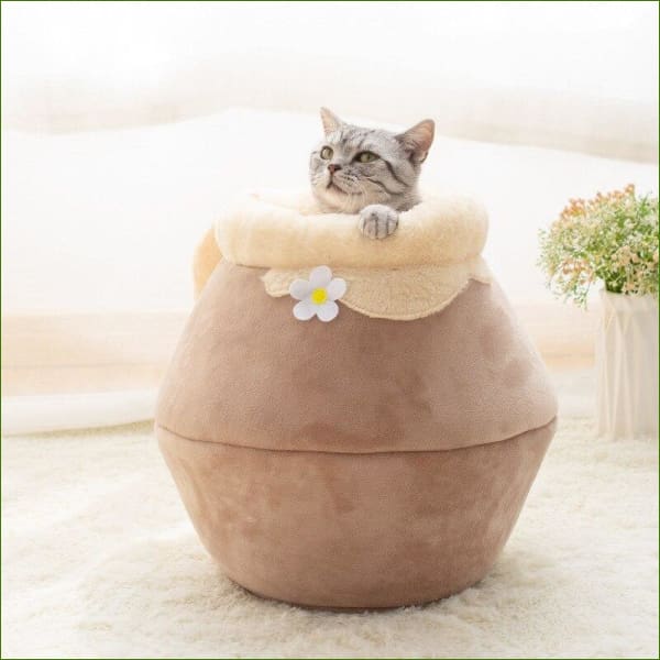 Lit pour chat en forme de grotte |PEPERE SHOP